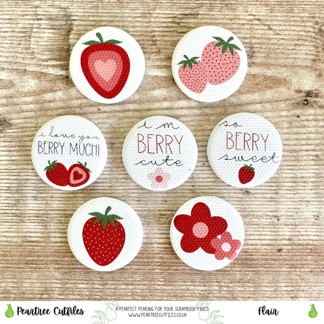 Berry Cute Flair – Peartree Cutfiles