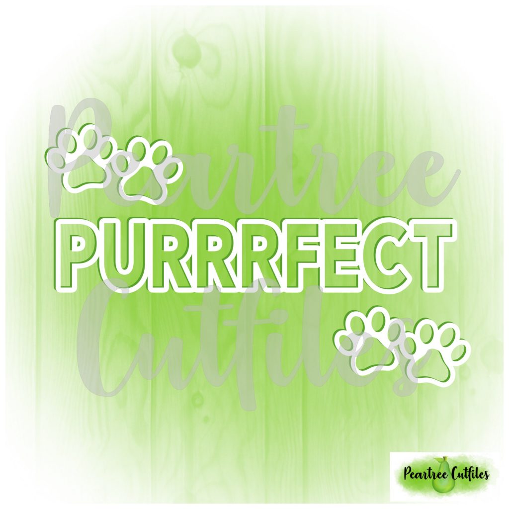 Purrrfect – Peartree Cutfiles