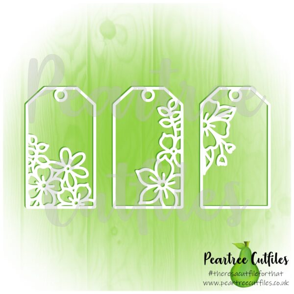 Floral Tags – Peartree Cutfiles