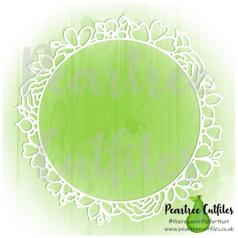 Outer Circle of Flowers – Peartree Cutfiles