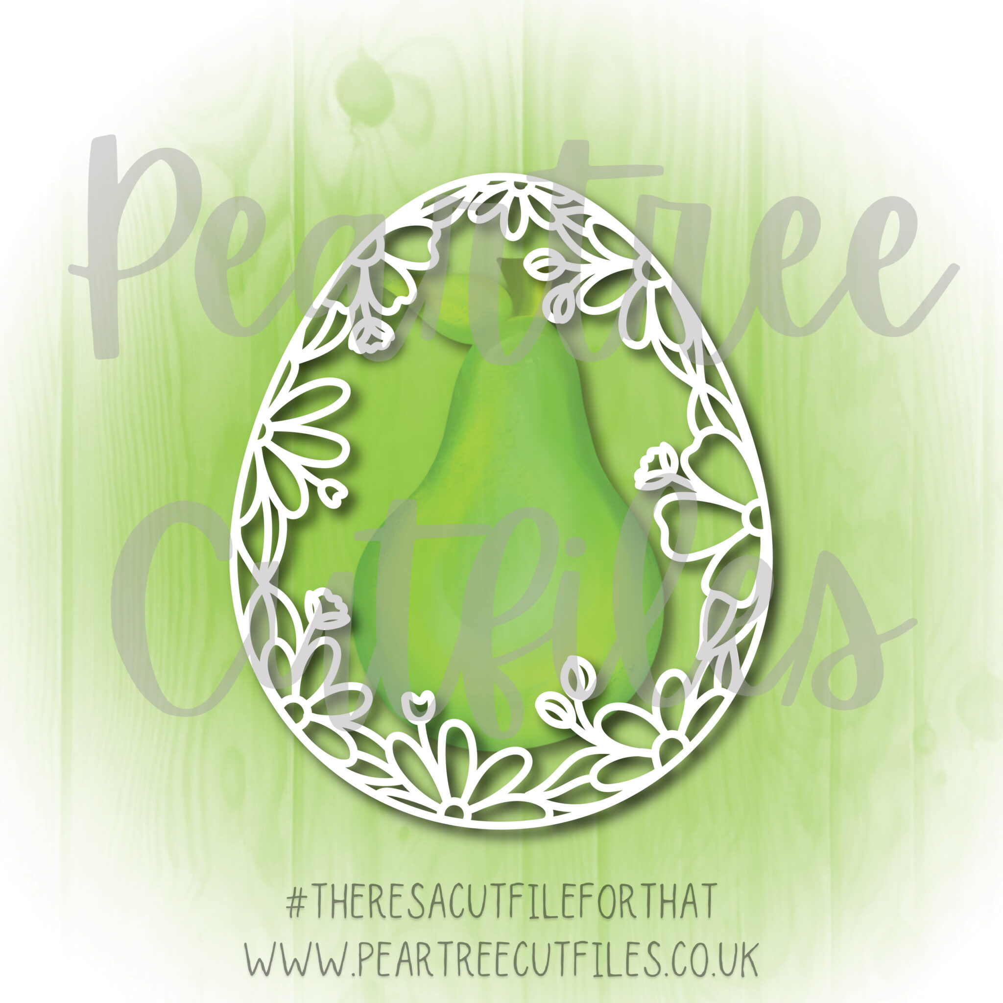 Floral Easter Egg – Peartree Cutfiles