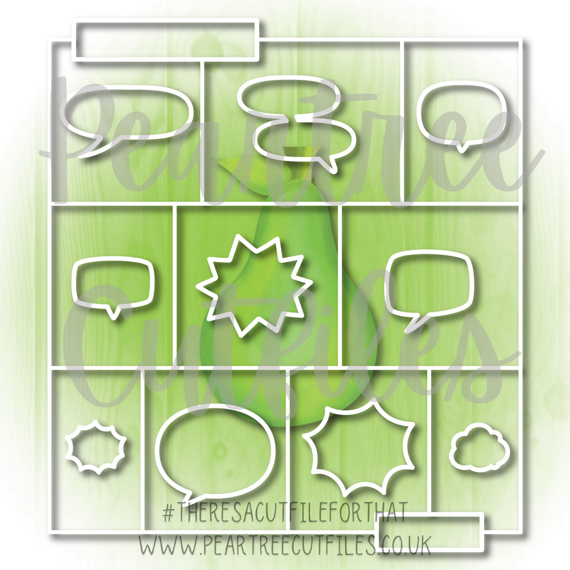 Comic Strip – Peartree Cutfiles