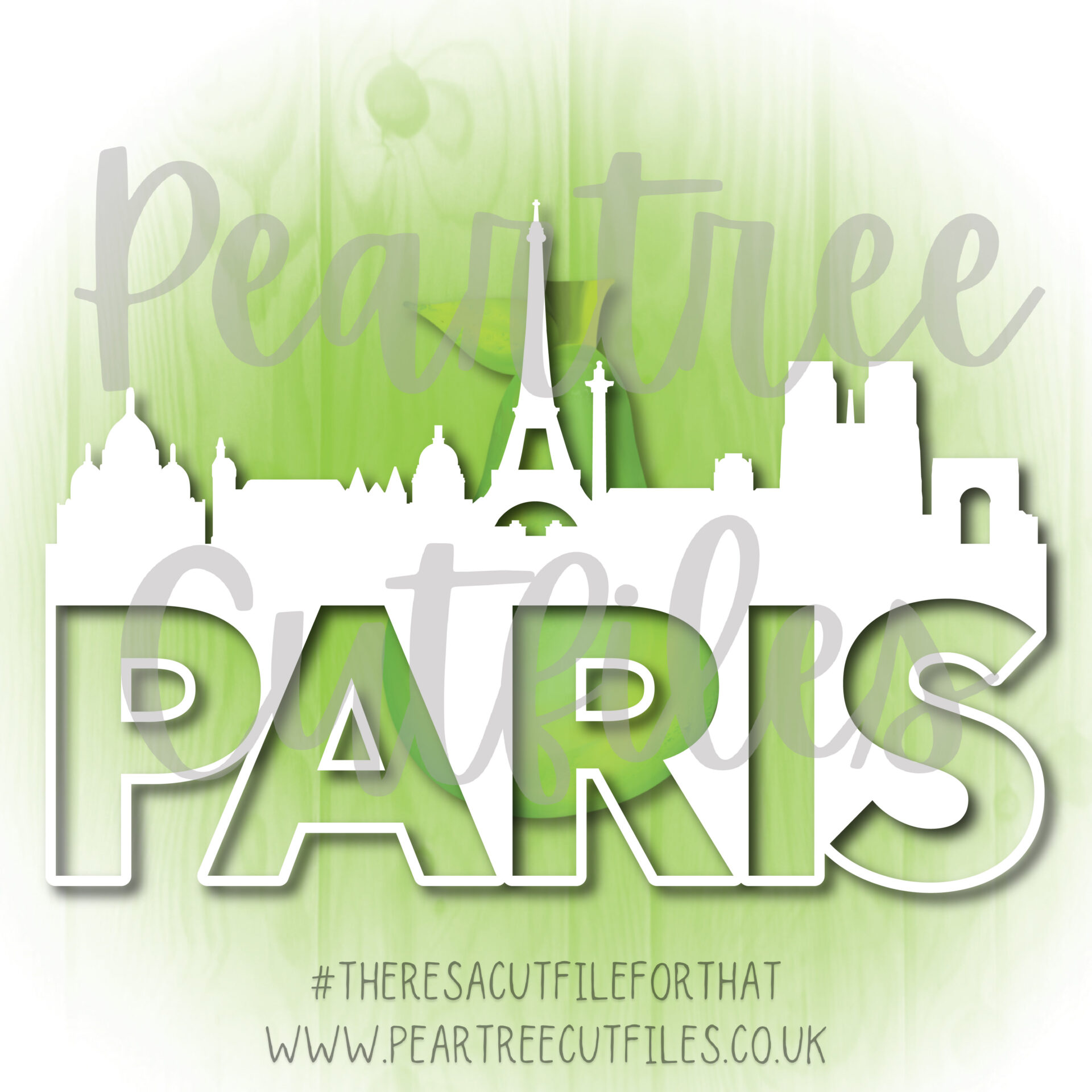 Paris Skyline – Peartree Cutfiles