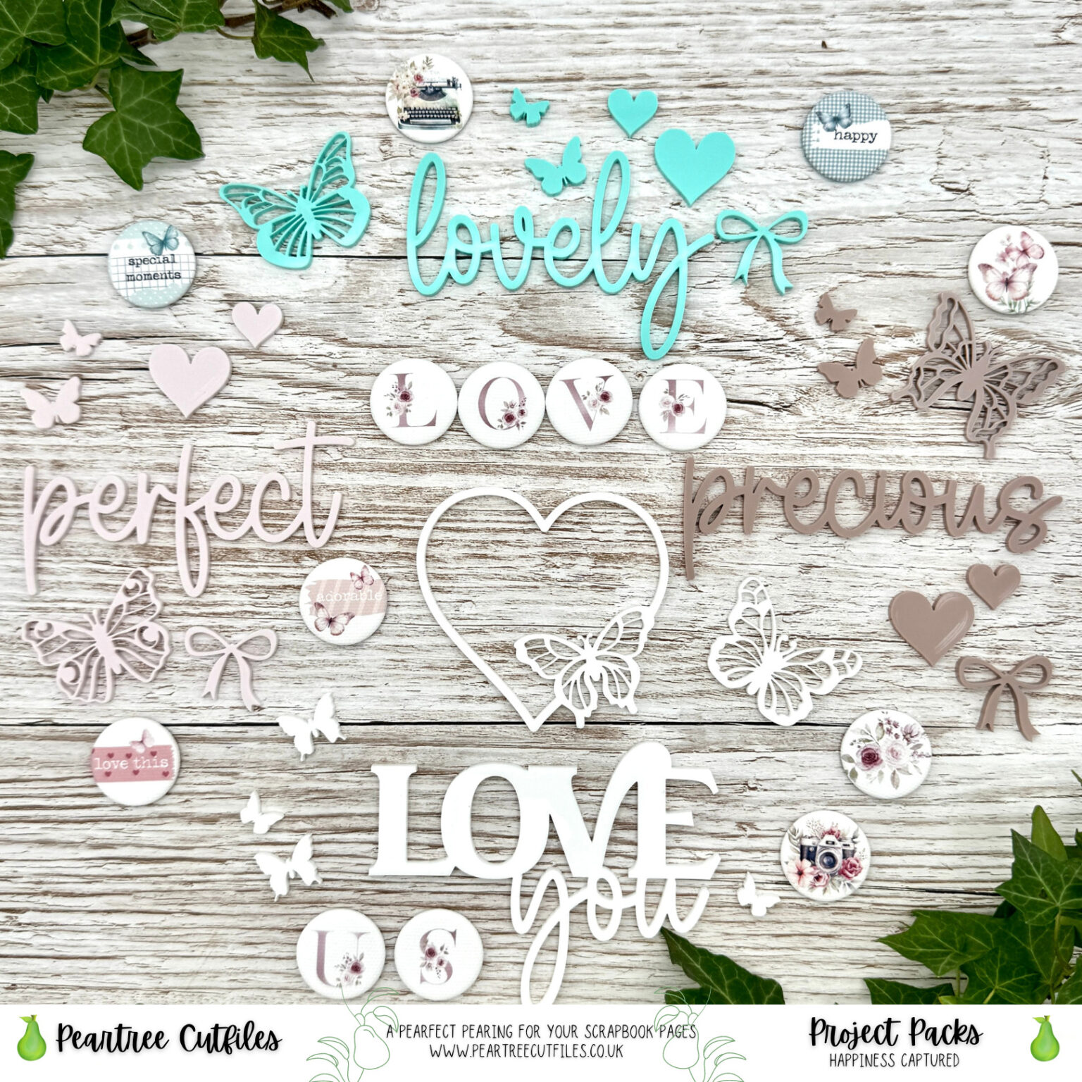 Retiring Happiness Captured Project Pack Pre Cut Cutfiles Peartree