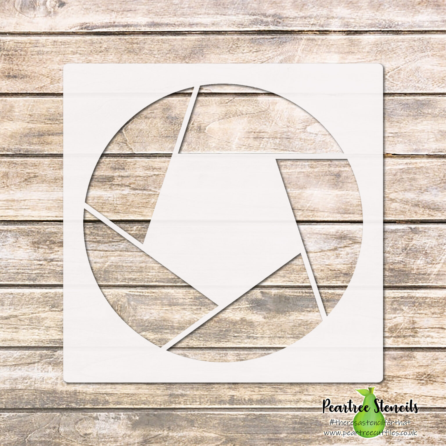 Camera Lens Stencil – Peartree Cutfiles