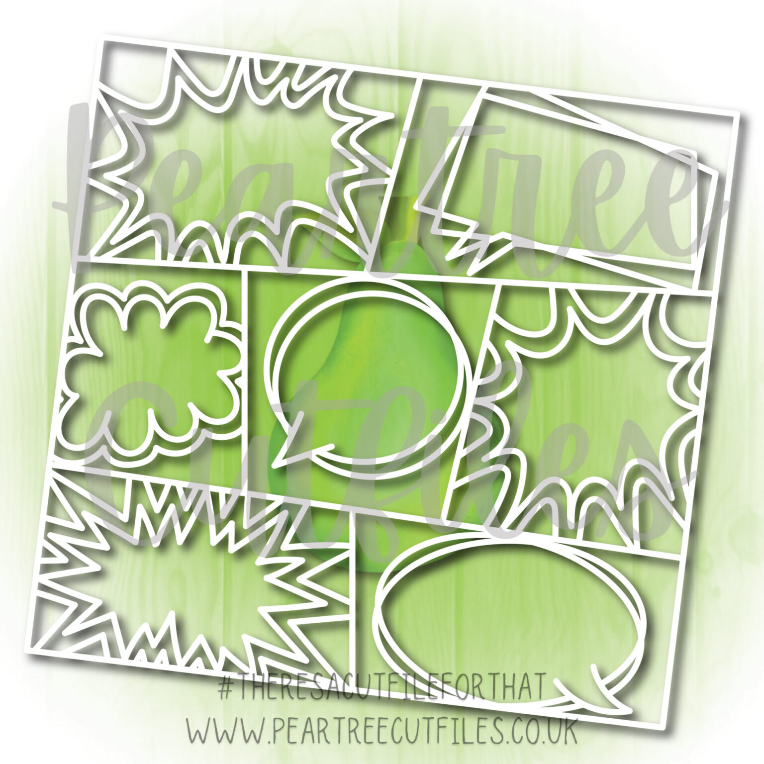 Comic Strip Page – Peartree Cutfiles