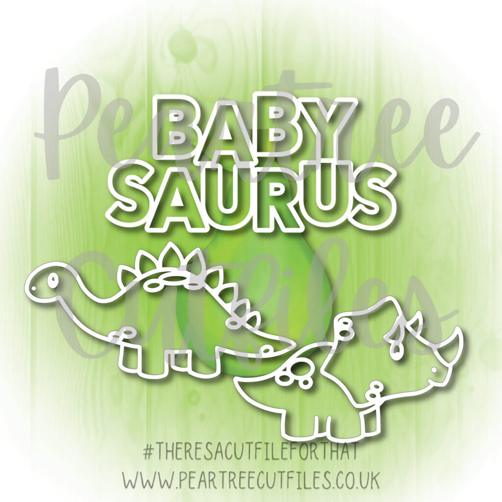 Babysaurus – Peartree Cutfiles