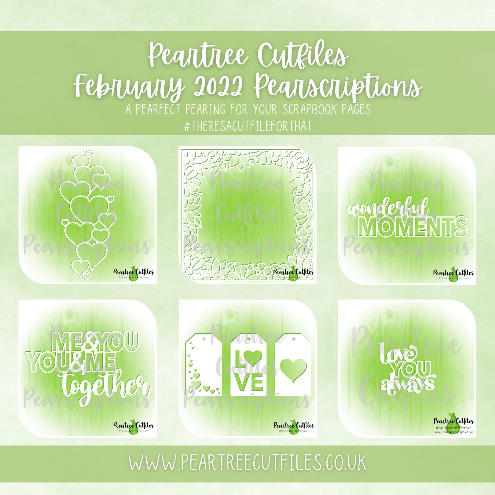 February 2022 Pearscription Catchup – Peartree Cutfiles