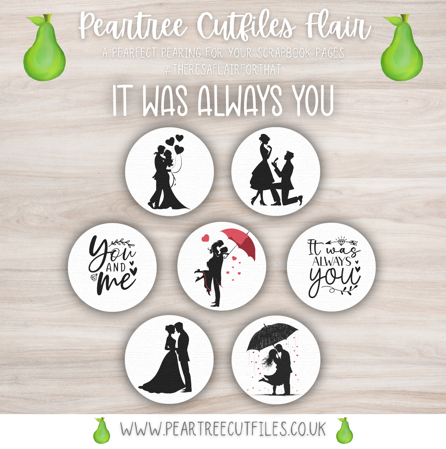 It was Always You Flair – Peartree Cutfiles
